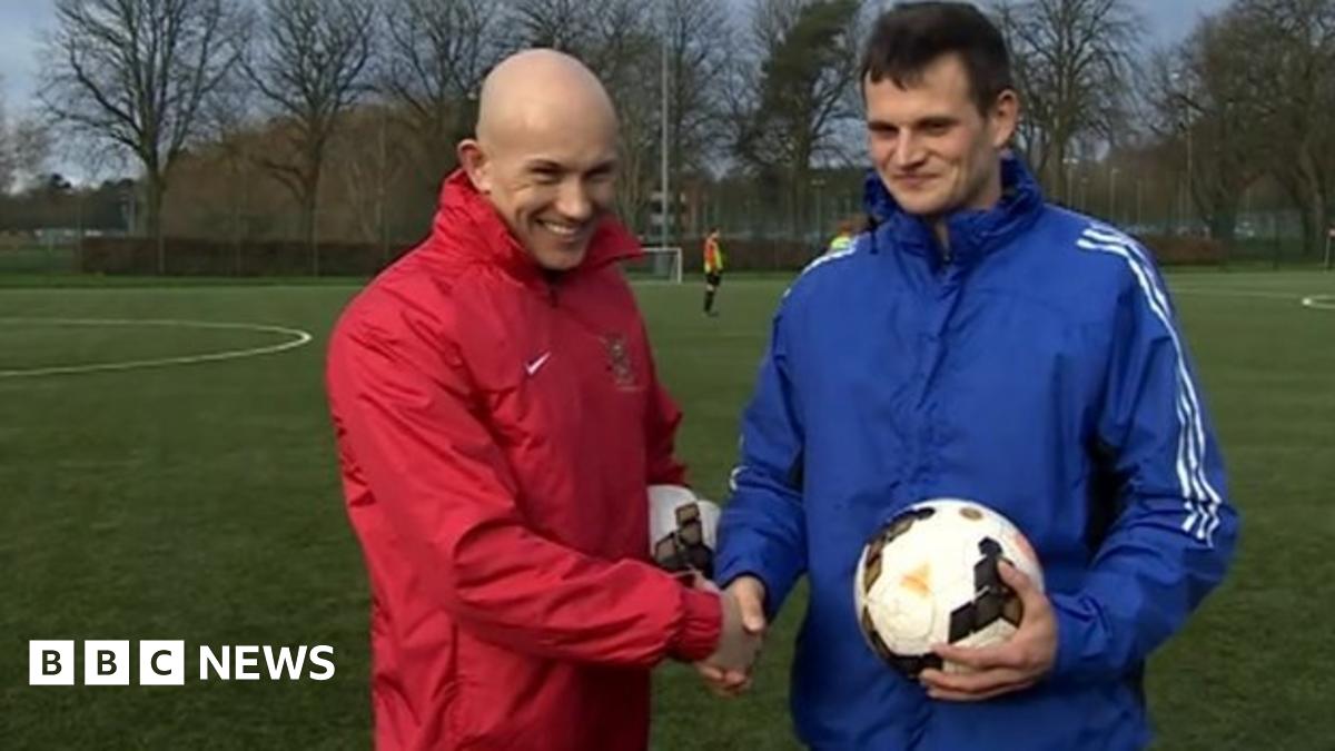 WW1 Christmas truce marked in army football teams match - BBC News