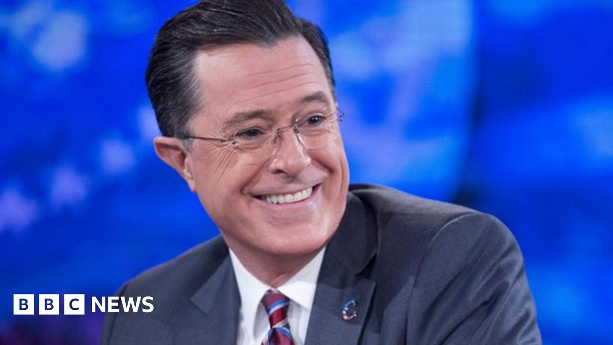 'Stephen Colbert' now belongs to the ages - BBC News