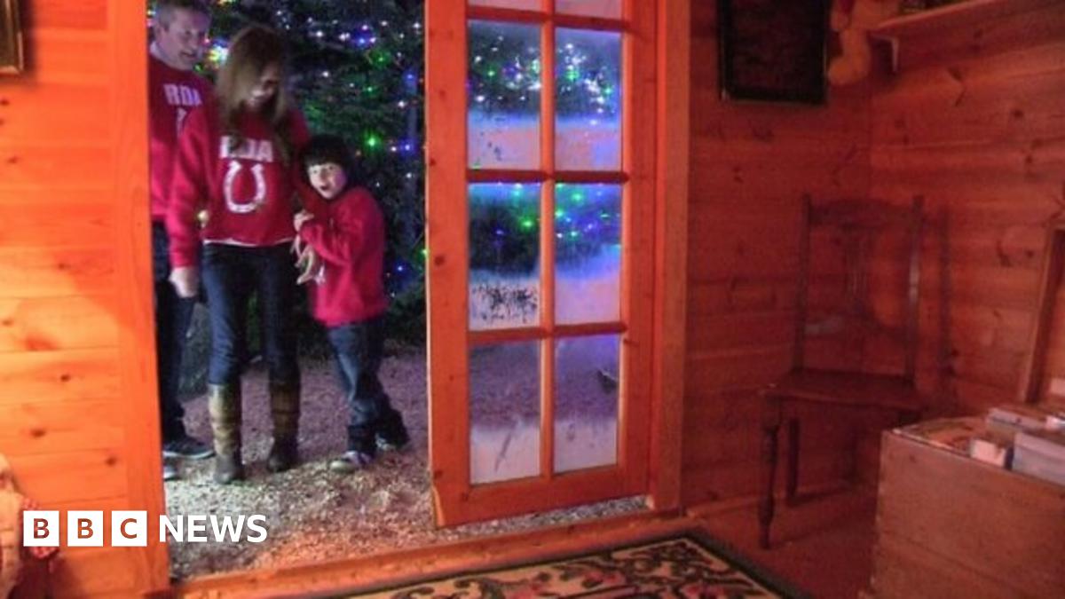 Billy Caldwell: Santa grotto helps Castlederg boy with epilepsy - BBC News