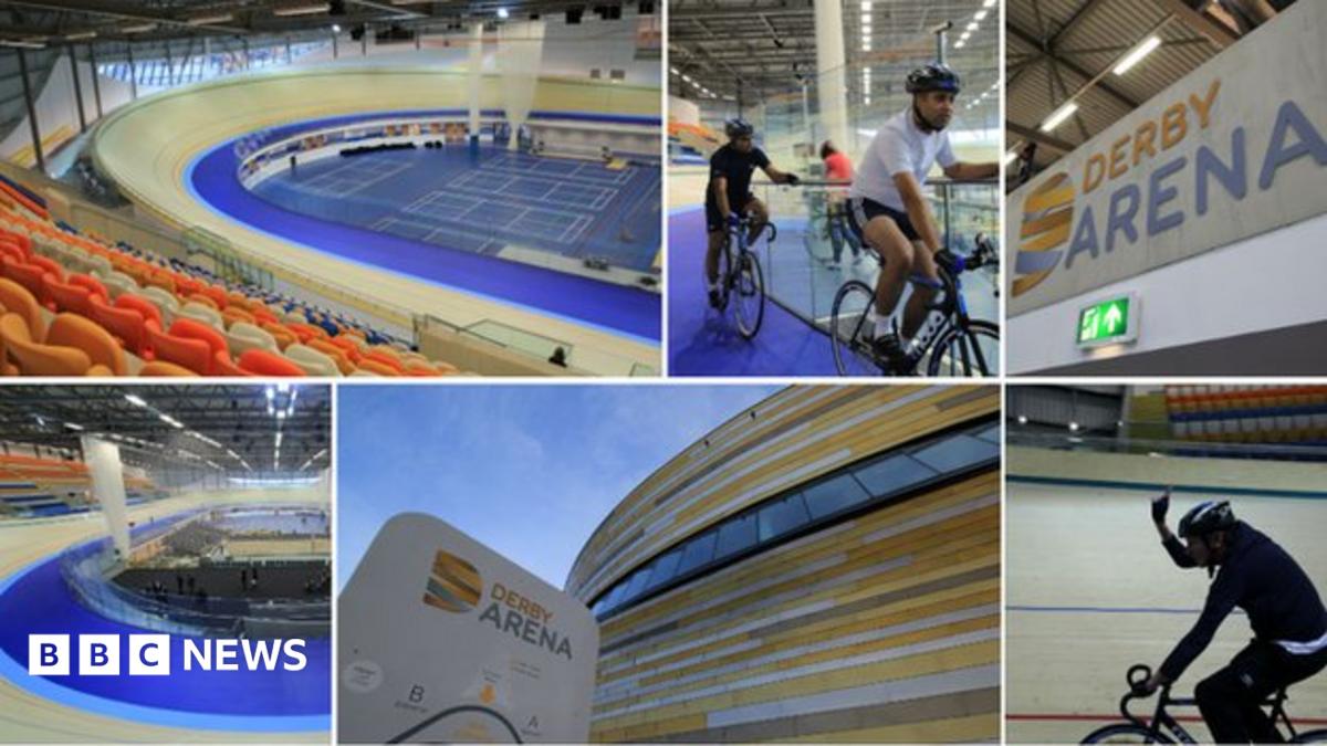 Derby Arena: First look inside delayed velodrome - BBC News
