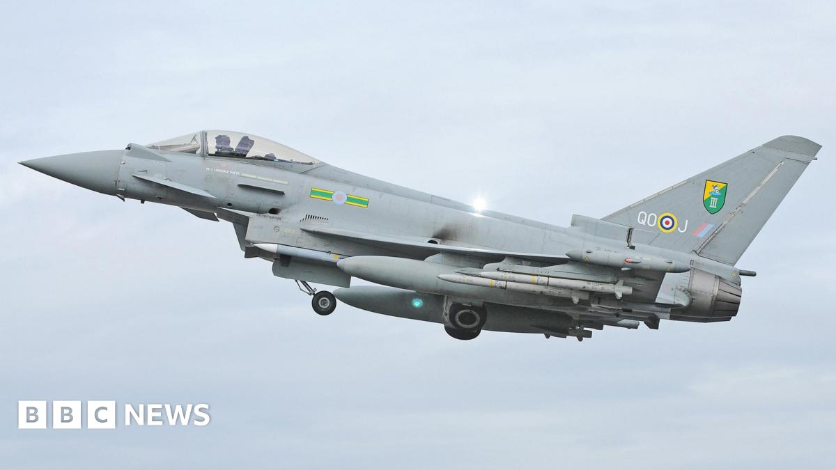 RAF Typhoon in near-miss with Norfolk rig helicopter - BBC News