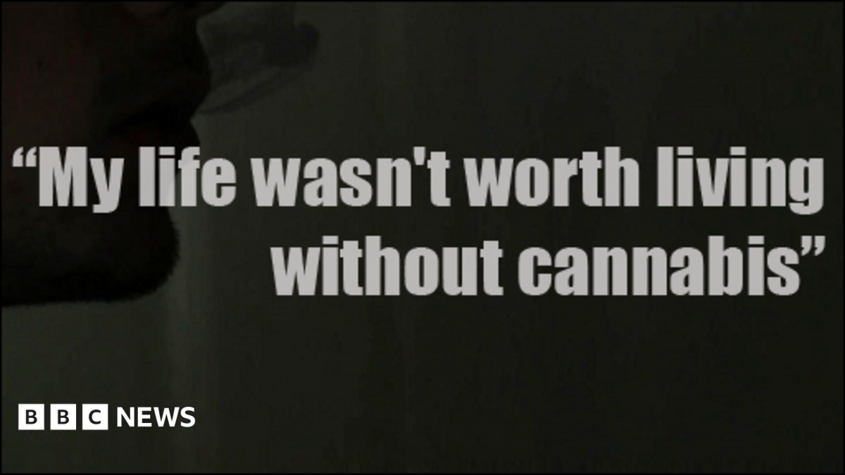 Cannabis addict: I would smoke before, during and after work - BBC News