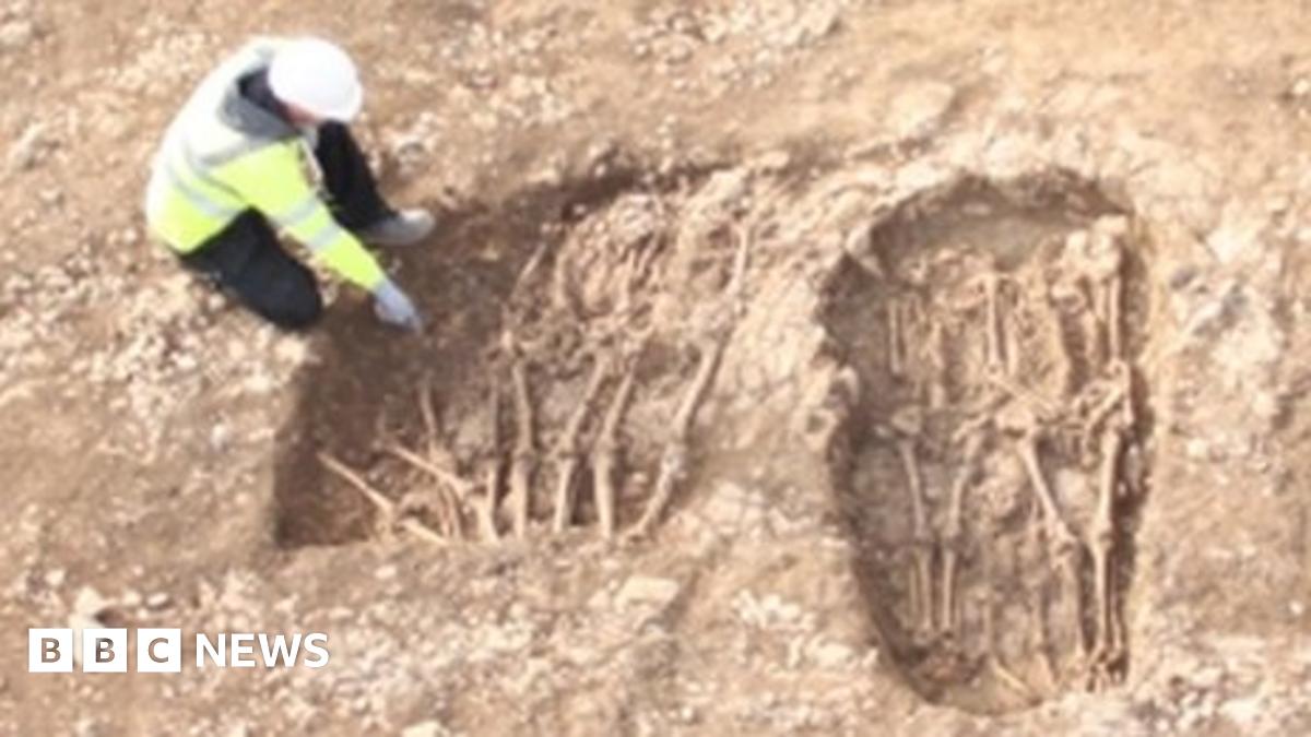 Hinkley Point C excavations unearth bones from the Dark Ages - BBC News