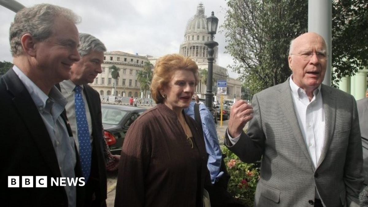 US-Cuba thaw: Congressional delegation arrives in Havana - BBC News