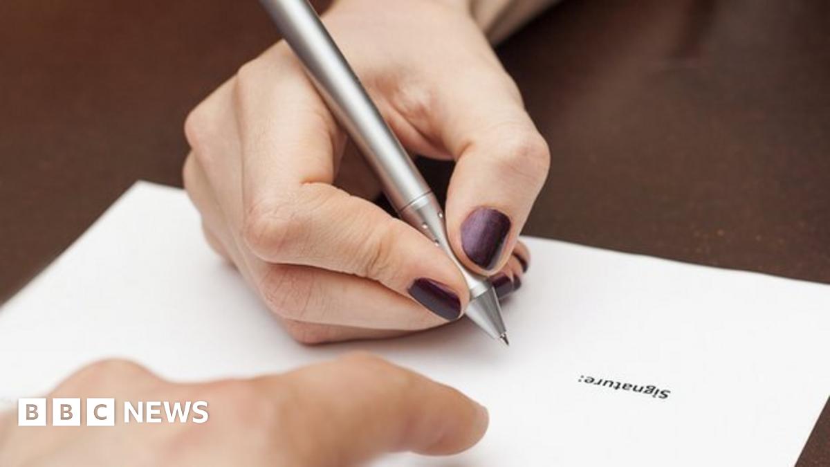 Who, what, why: Are machine-written signatures binding? - BBC News