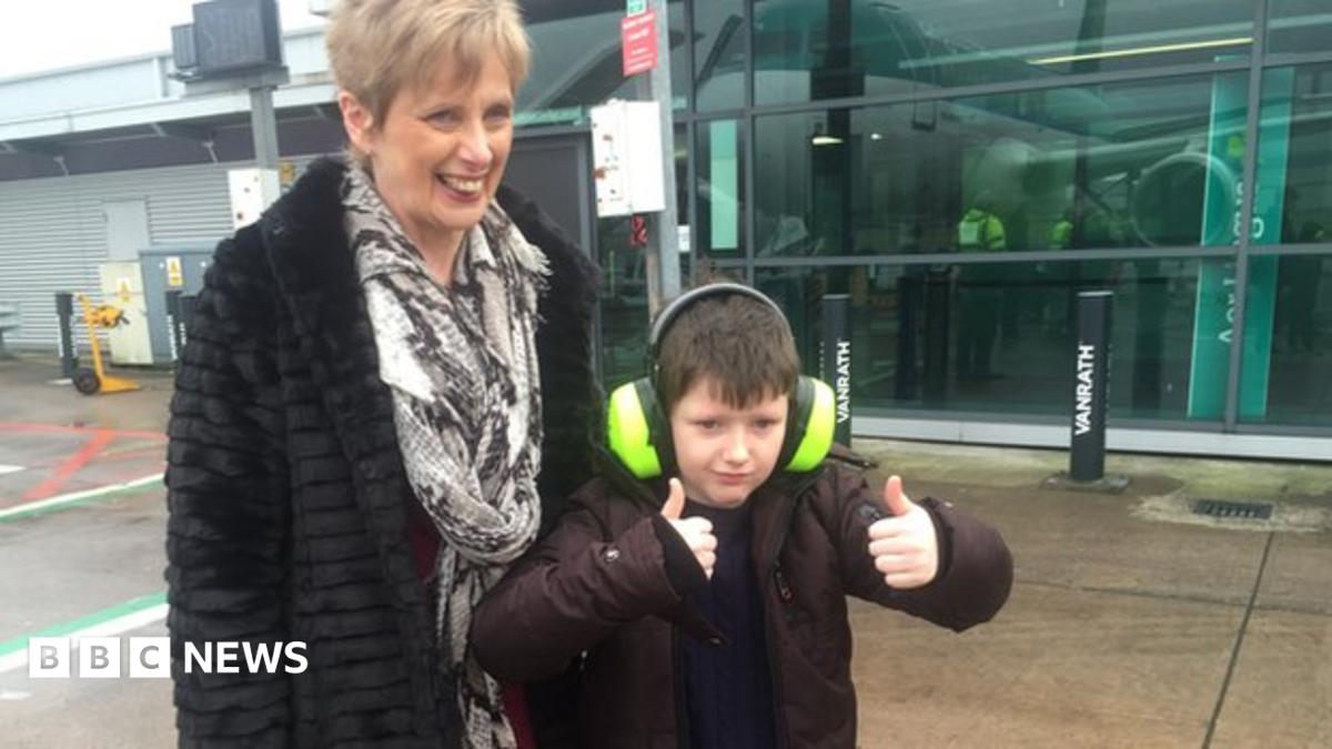 Belfast City Airport gives children with autism their first-ever ...