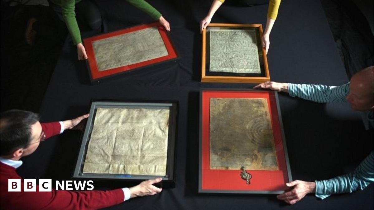 Magna Cartas united at British Library to celebrate 800th anniversary ...
