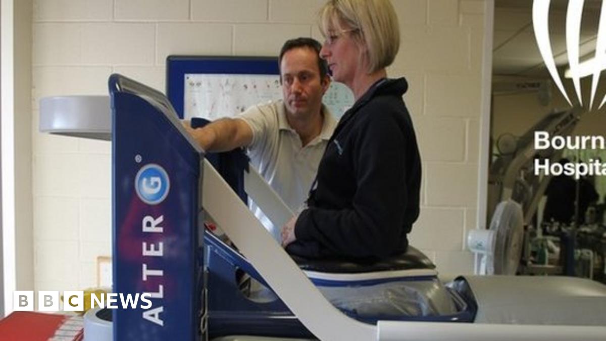 NASA treadmill at Bournemouth hospital helps injured walk - BBC News