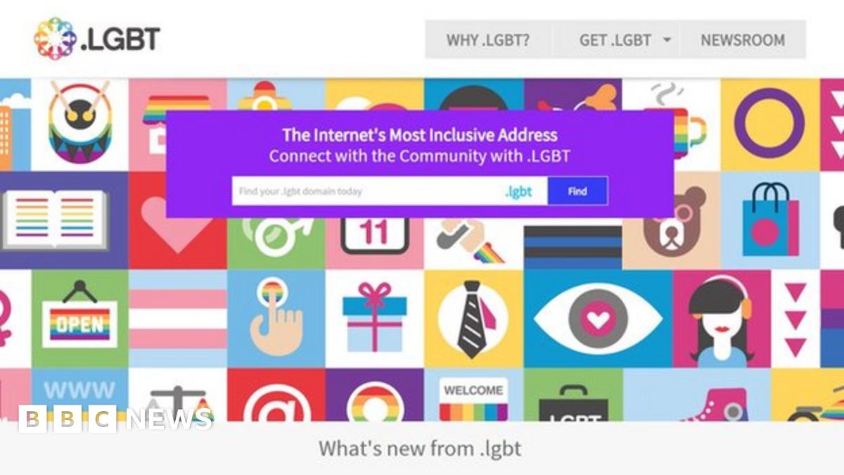The first websites ending with the domain name .lgbt go online - BBC News