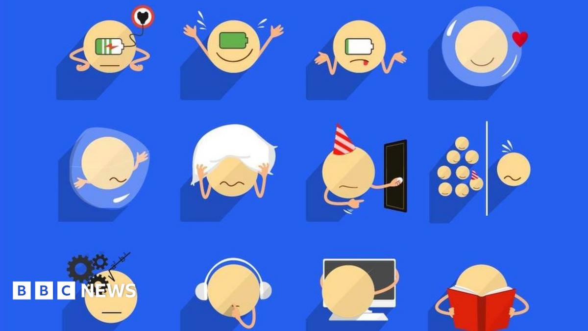 Introverts: These emojis have been designed just for you - BBC News