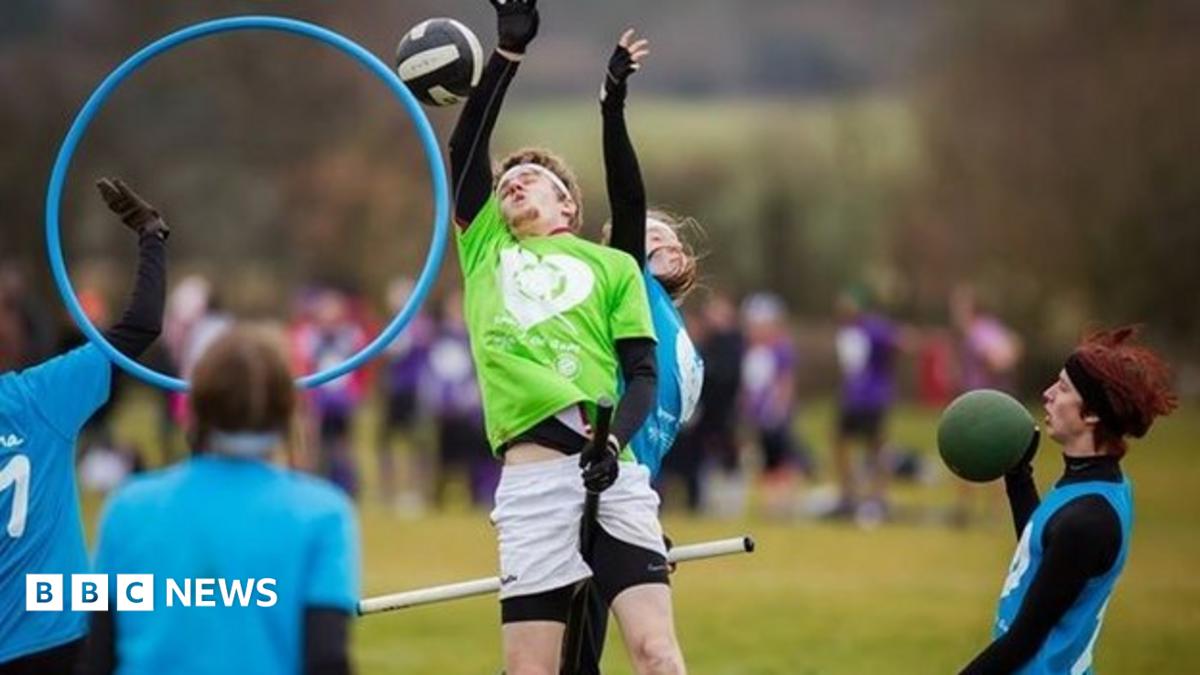 Quidditch tournament held in 'Batman's garden' - BBC News