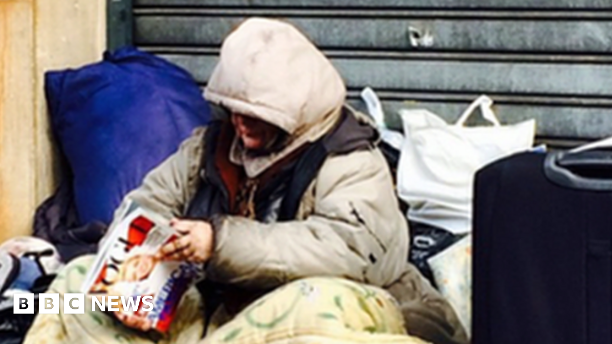 The Princess and the homeless Vogue reader - BBC News