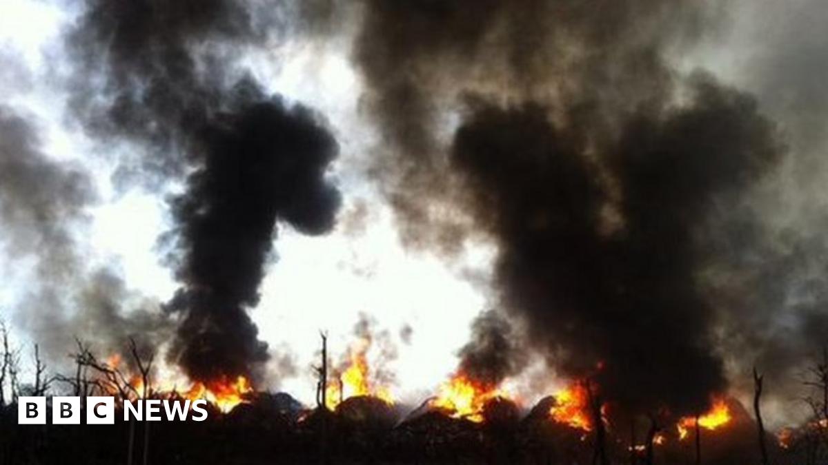 Fairglen interchange fire disrupts Liverpool Street line and A1245 ...