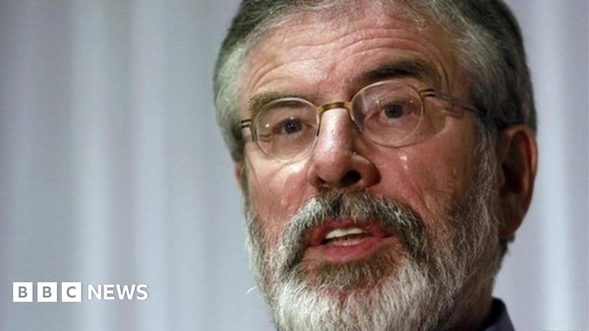 Sinn Féin leader Gerry Adams in Washington DC meeting - BBC News