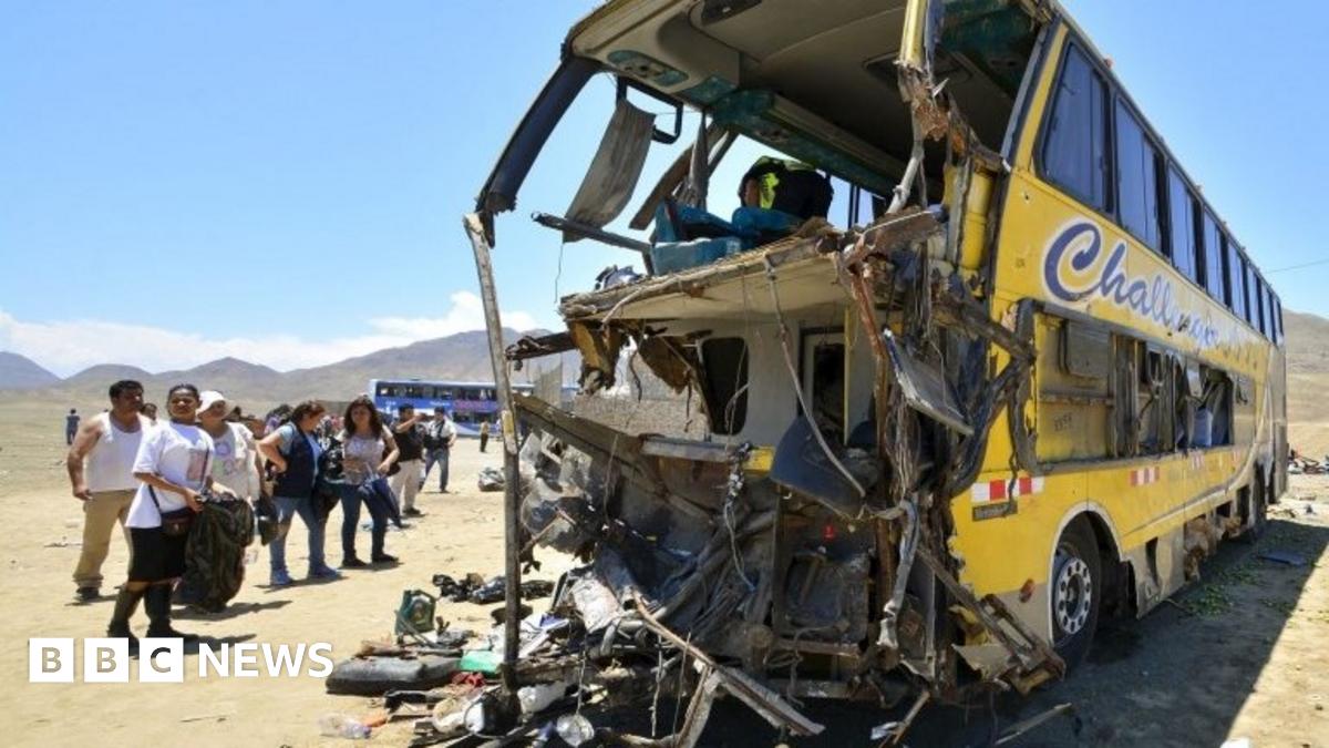 Peru bus crash leaves 36 dead and dozens injured - BBC News
