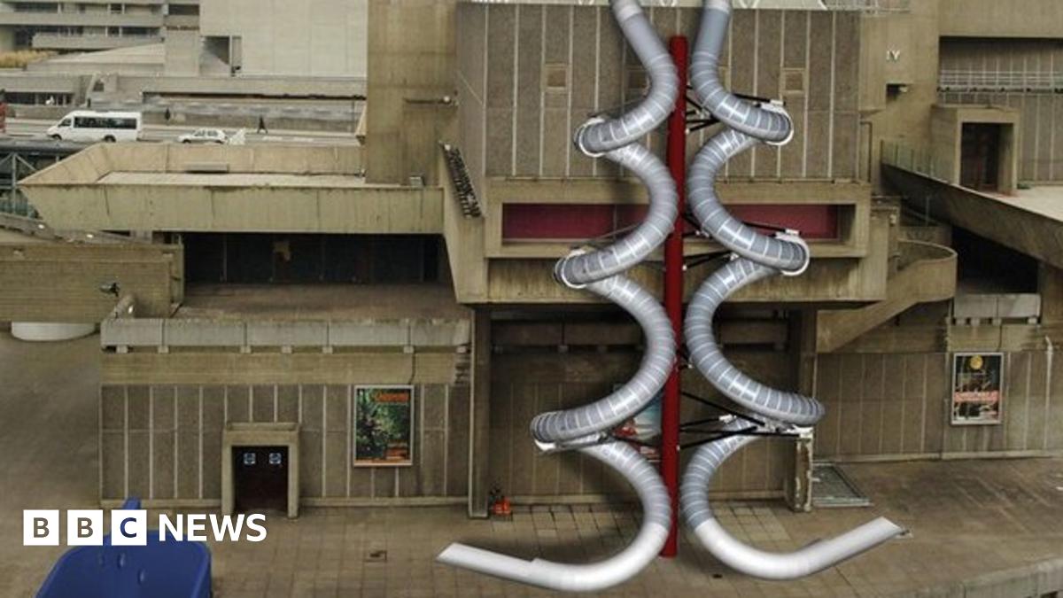 Carsten Holler's giant slides return to London - BBC News