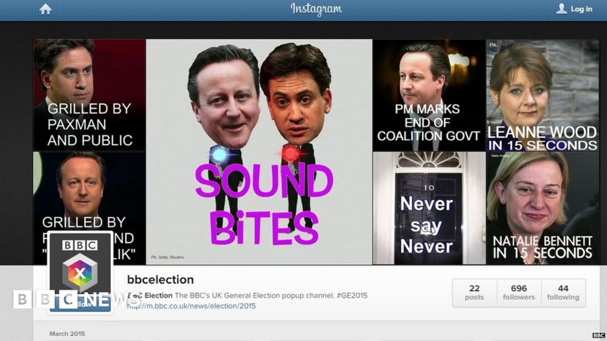 Election 2015: Follow us on Instagram - BBC News