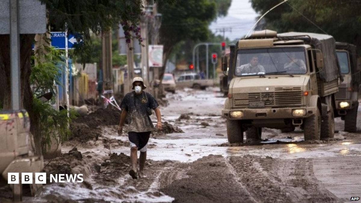 Chile flood toll rises amid growing fears for missing - BBC News