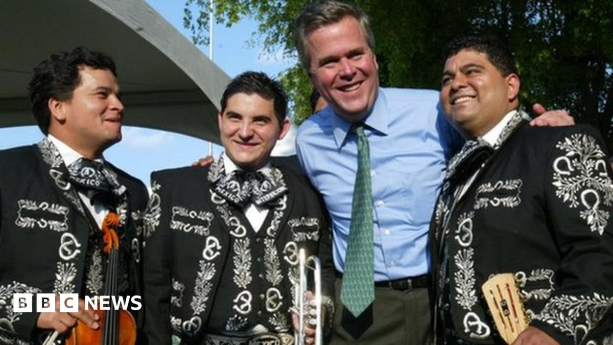 Jeb Bush accidentally described himself as 'Hispanic' - BBC News