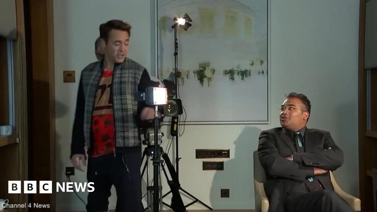 Eight things that happen in celeb interviews - BBC News