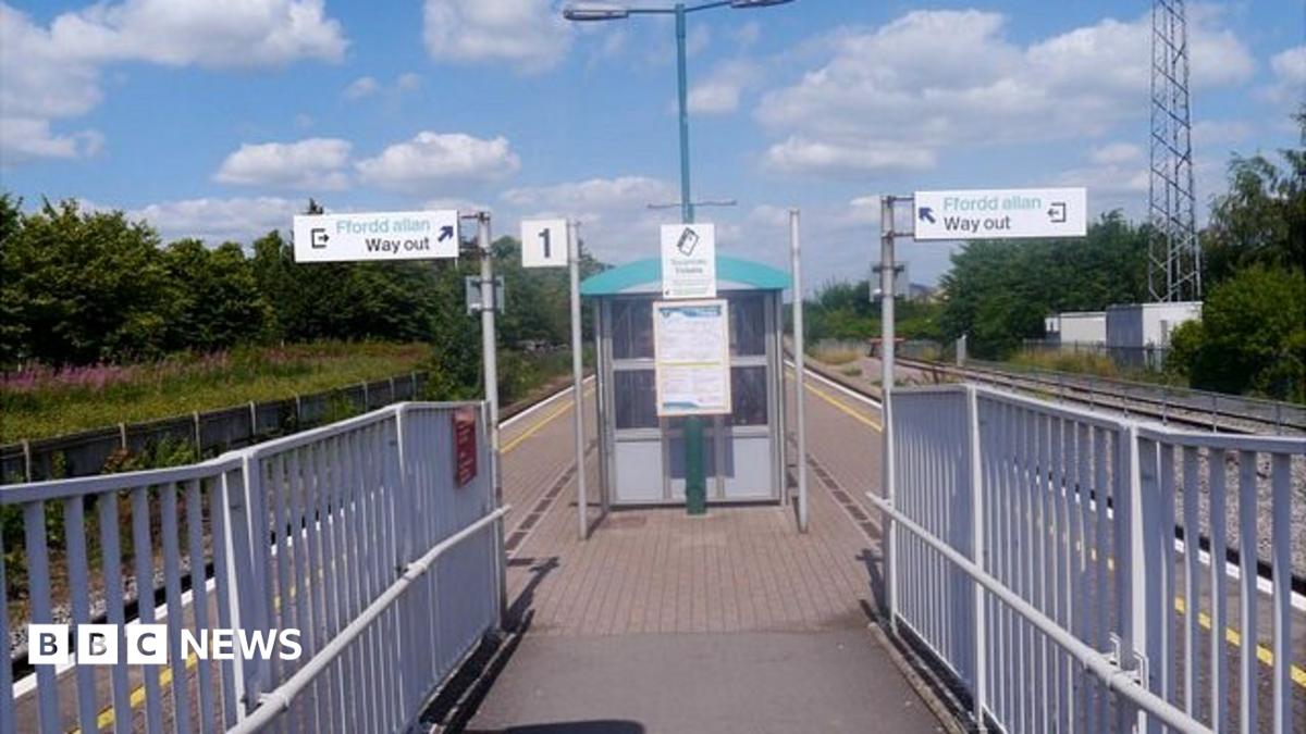 Welshpool station car park extended ahead of new services - BBC News