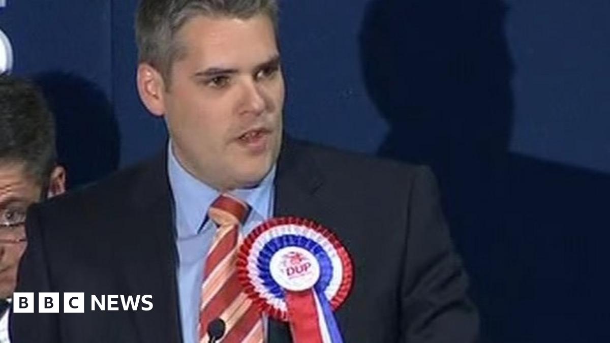 Gavin Robinson: Acceptance speech 'disgraceful' says Kyle Paisley - BBC ...