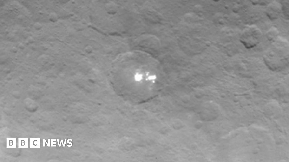 Best view yet of Ceres' spots - BBC News
