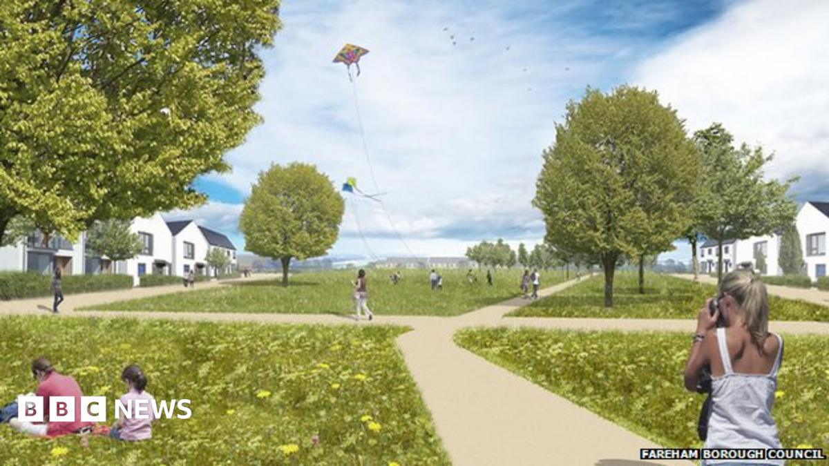 Fareham Borough Council can adopt 6,000-house new town plan - BBC News