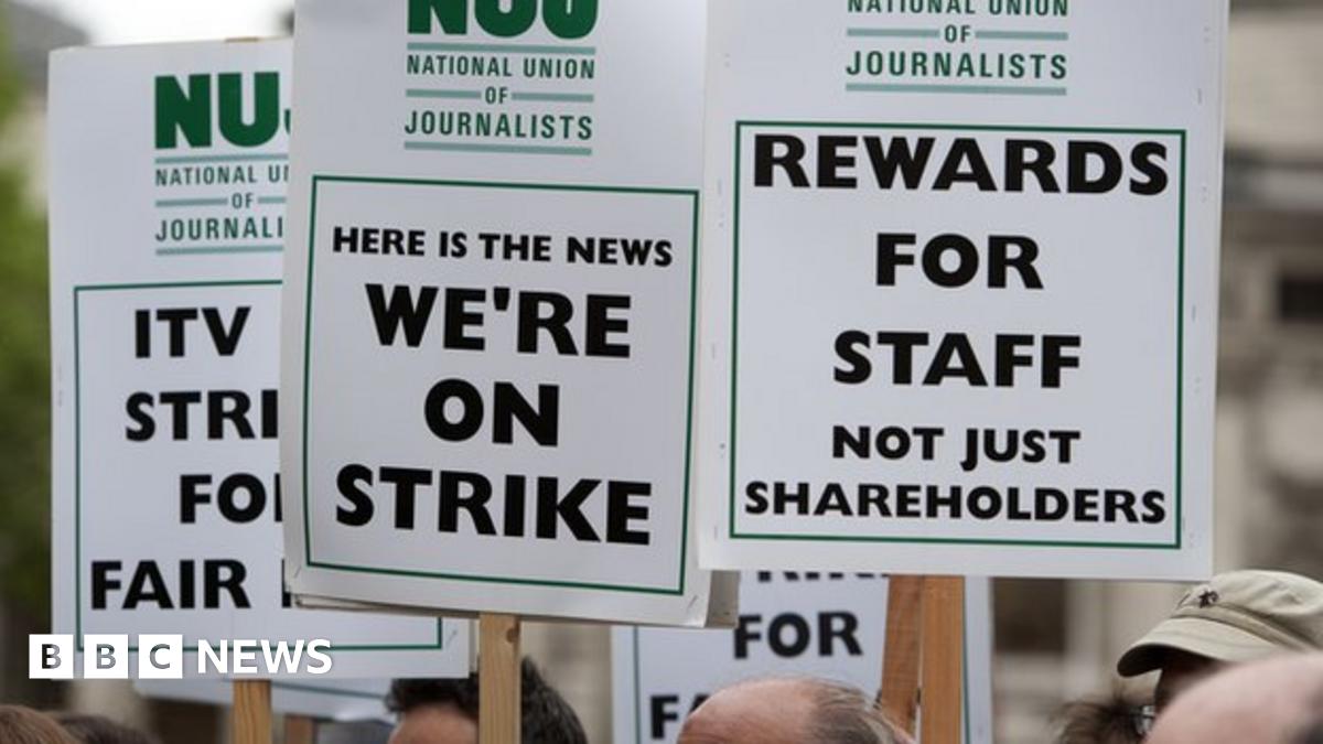 ITV staff staging 24-hour strike - BBC News