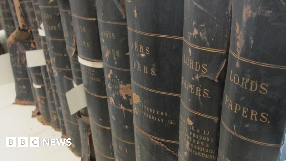 National Library's House of Lords papers to go online - BBC News