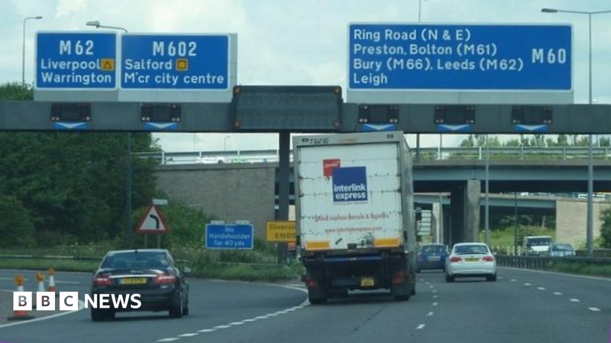 Overnight closure of parts of the M60 planned - BBC News