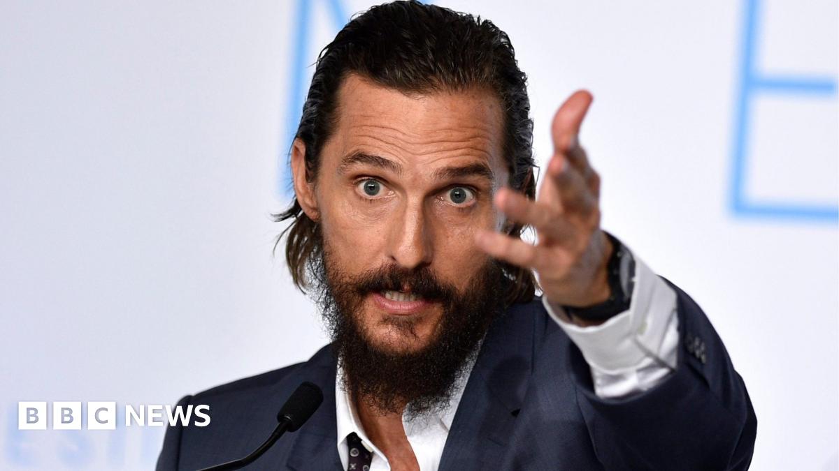 Matthew McConaughey brushes off Cannes 'boos' for film - BBC News
