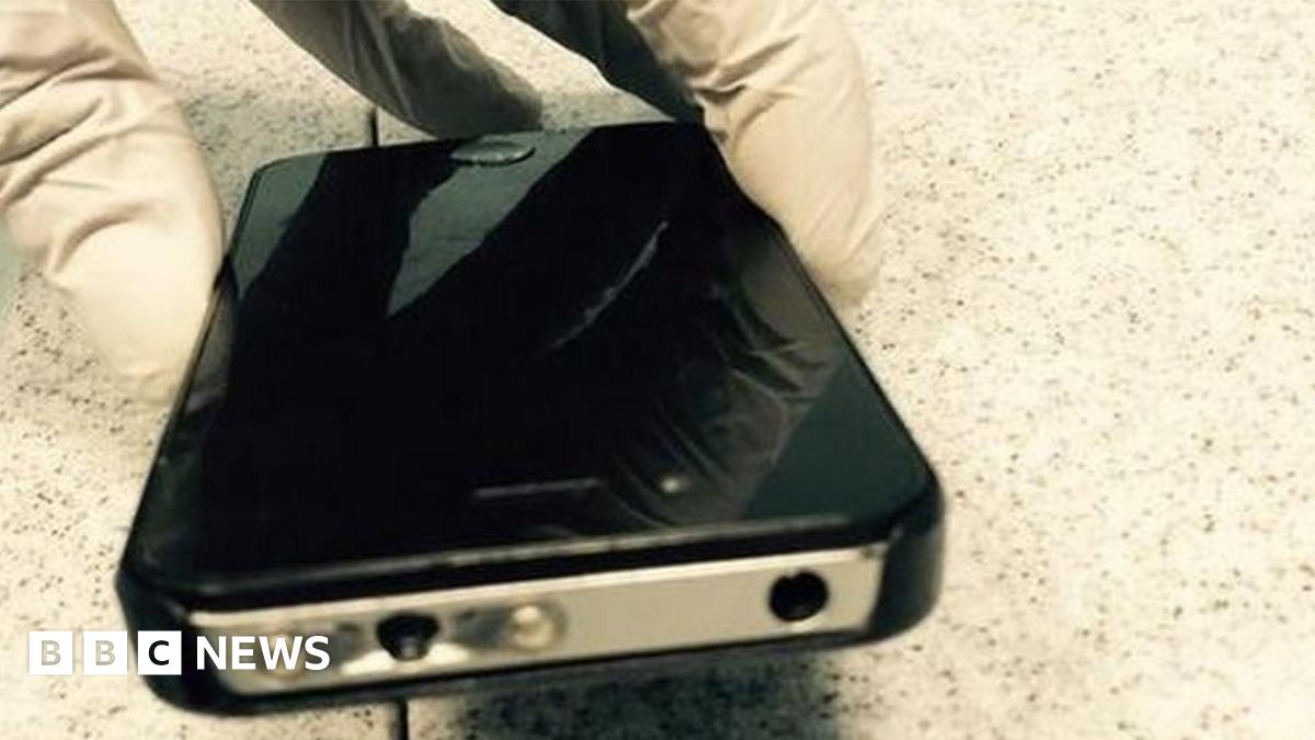 Taser iPhone seized by police - BBC News