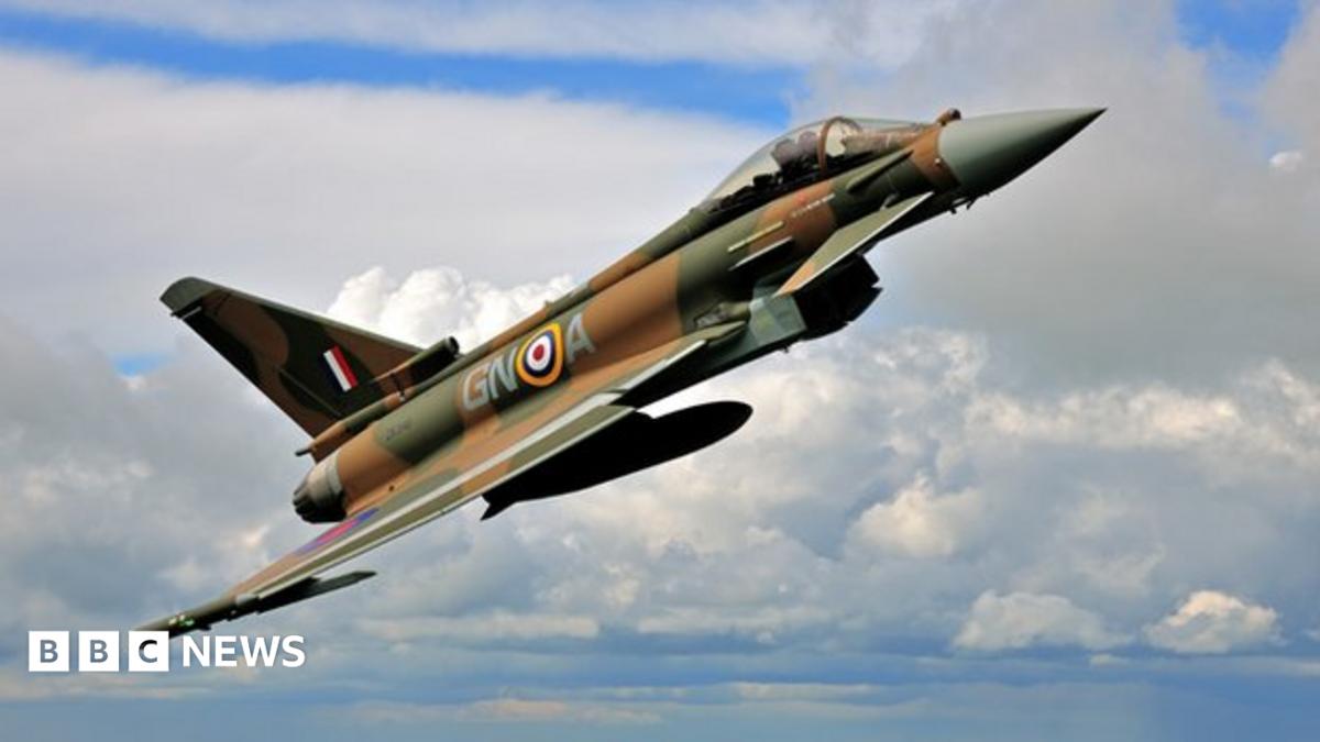 Commemorative Battle of Britain Eurofighter Typhoon unveiled - BBC News