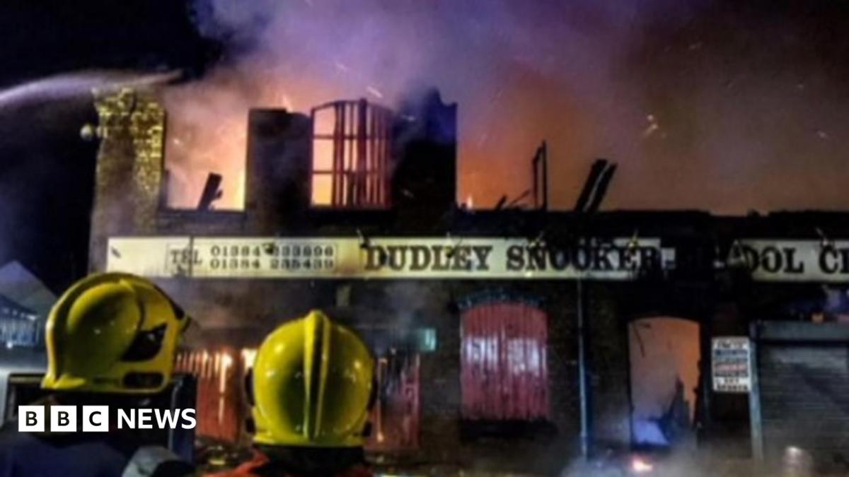 Fire at old Dudley snooker club was arson - BBC News