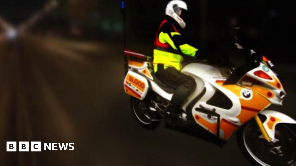 Blood bikes take to the road in Dumfries and Galloway - BBC News