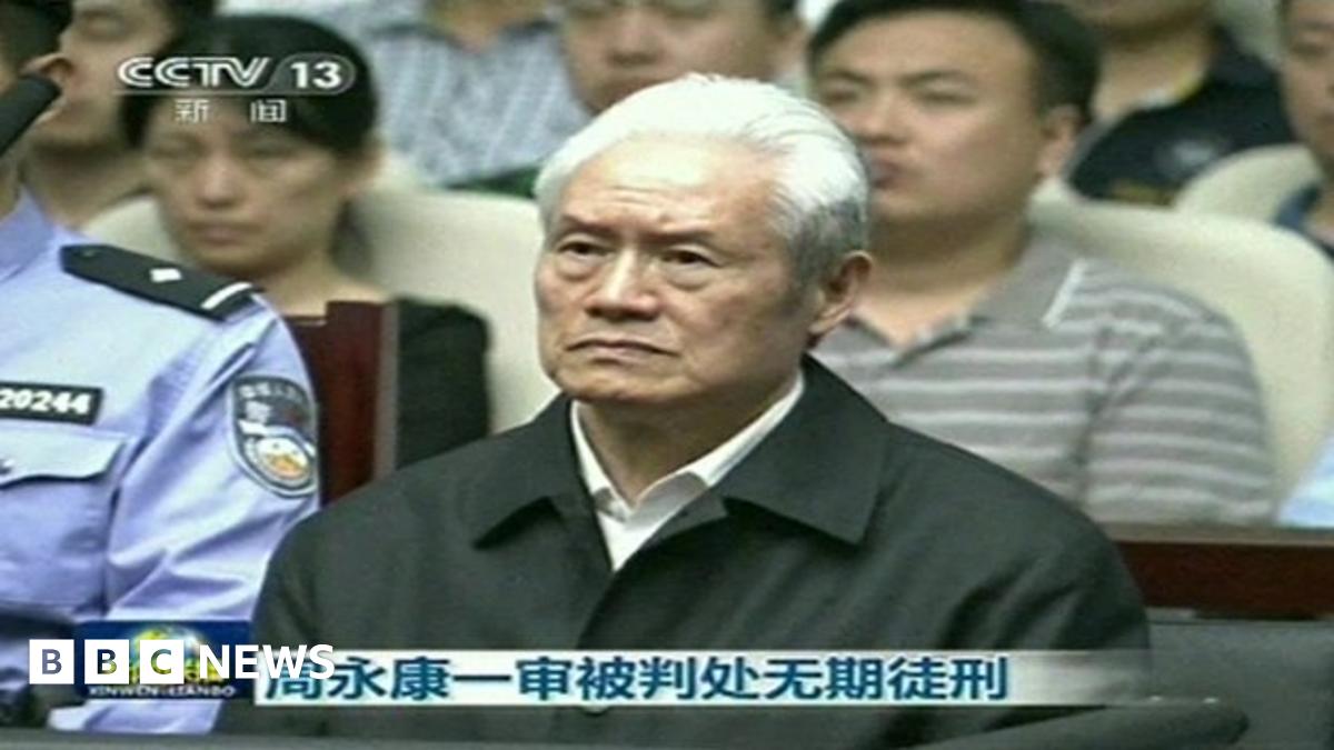 China Corruption Life Term For Ex Security Chief Zhou Bbc News