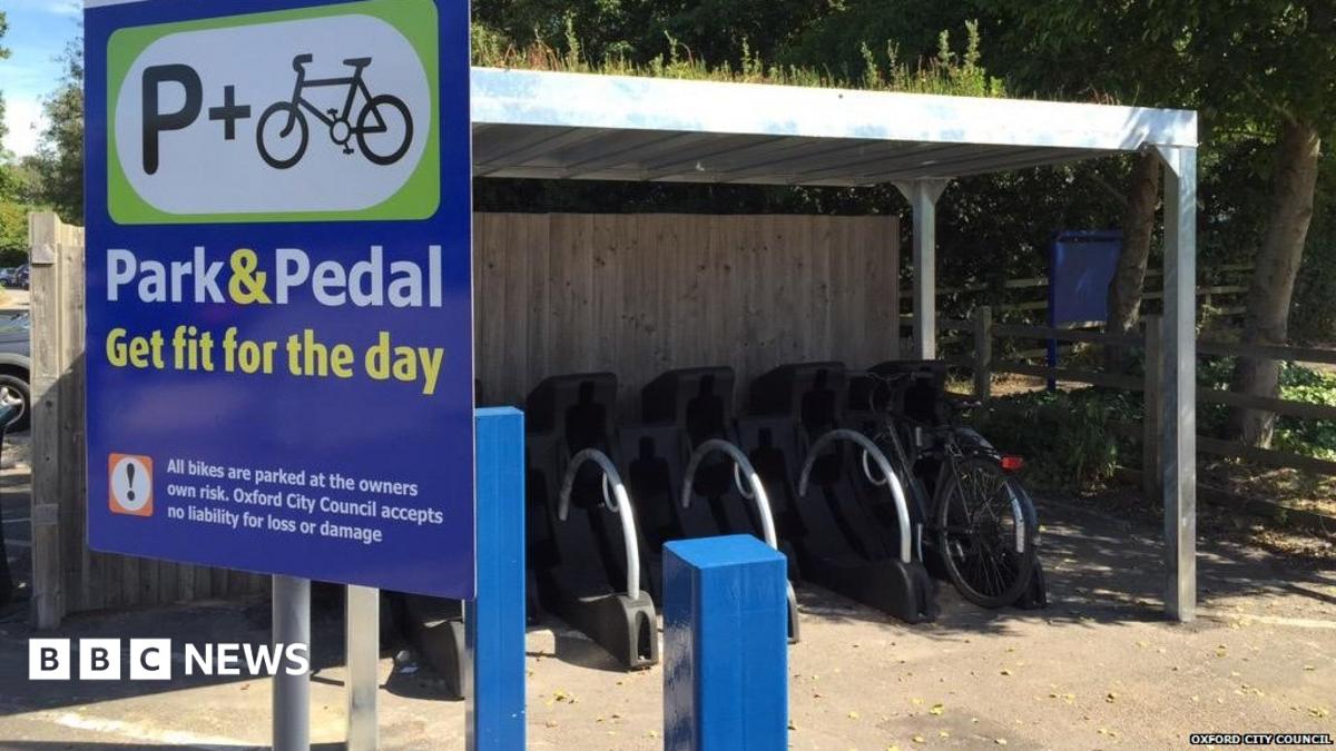 Park and cycle scheme opens at Oxford Park and Rides - BBC News