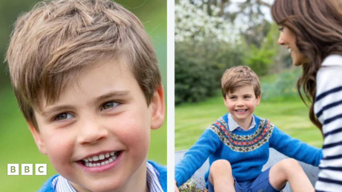 Royal Family: Prince Louis turns five with new birthday pictures - BBC ...
