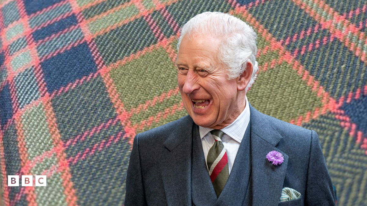 New Balmoral tartan for King Charles - BBC Newsround
