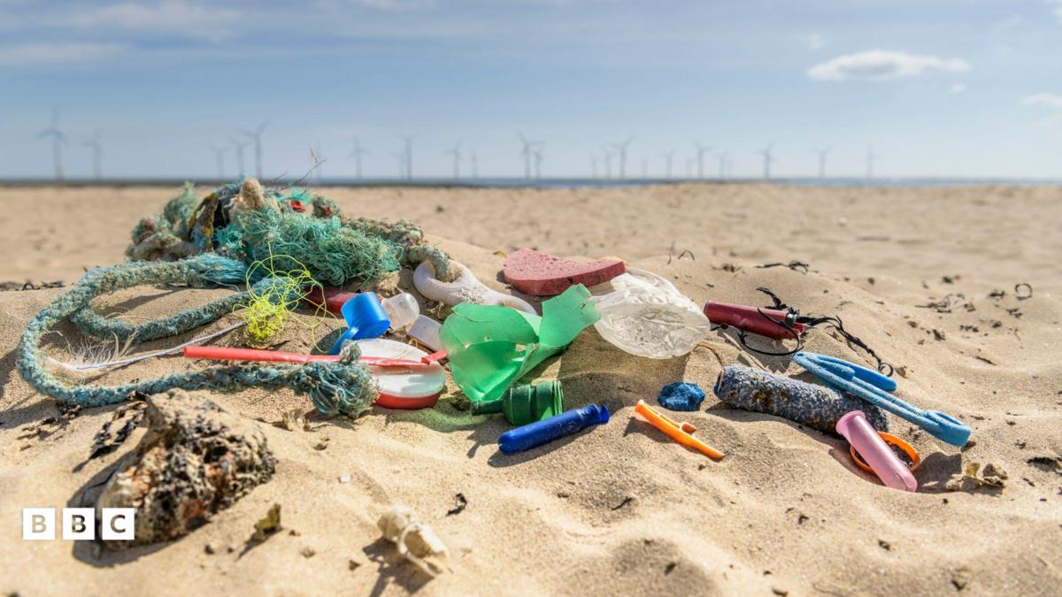 Plastic pollution on UK beaches has increased by nearly 10% - BBC Newsround