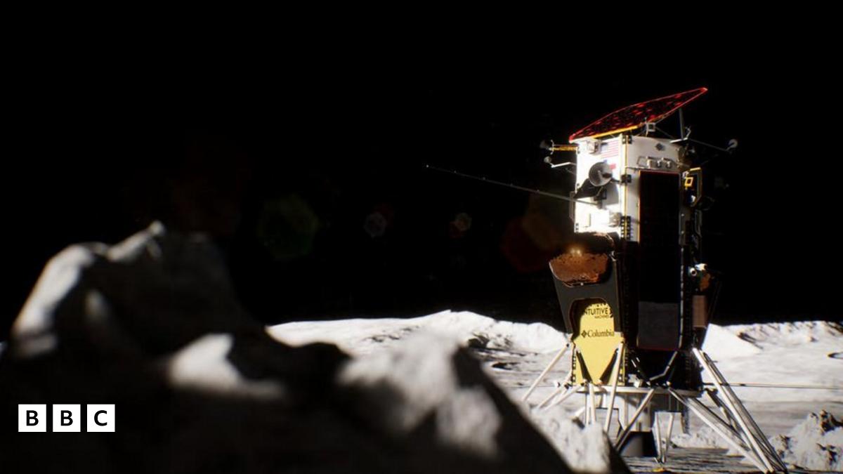 Odysseus: US land their first spacecraft on the Moon in 50 years - BBC Newsround