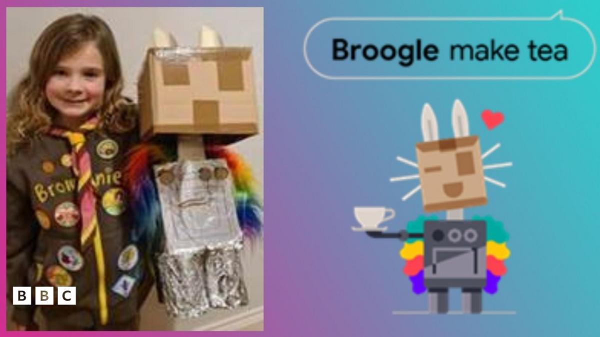 Google turn Brownie Amy's robot into animation - BBC Newsround