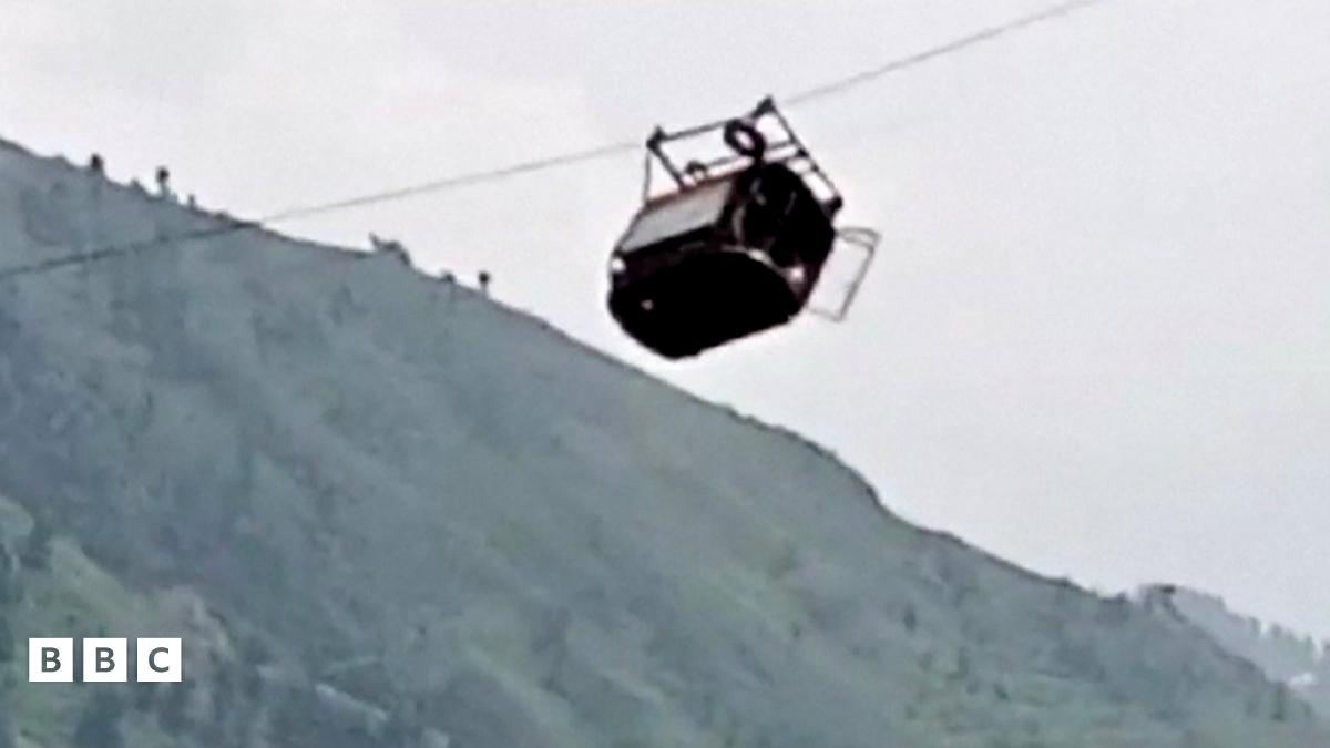 Pakistan cable car emergency: All passengers safely rescued - BBC Newsround