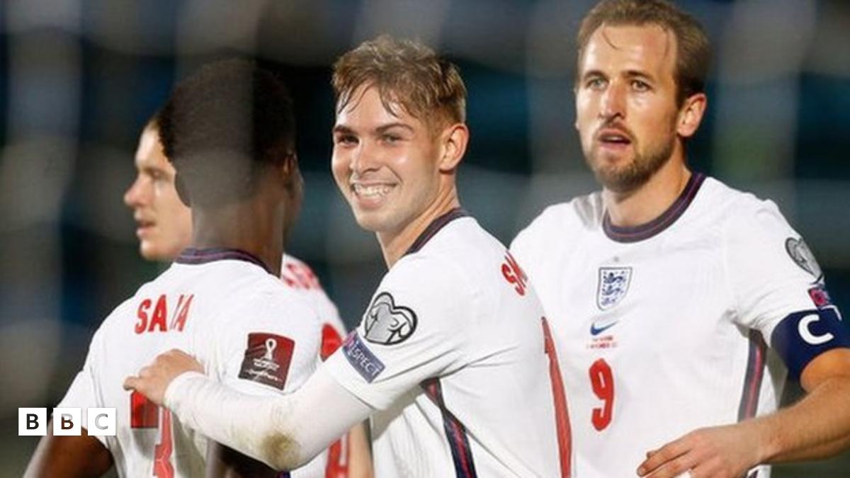 Kane close to goal record as England score TEN! - BBC Newsround