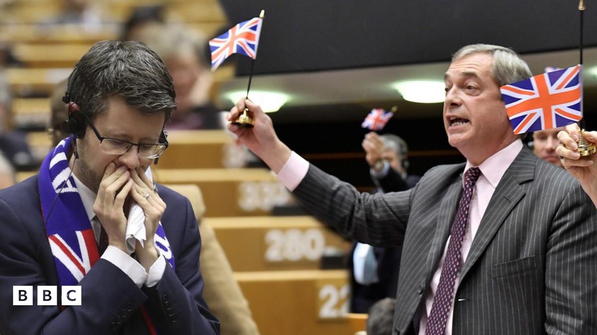 Brexit: British MEPs sat in European Parliament for final time - BBC ...