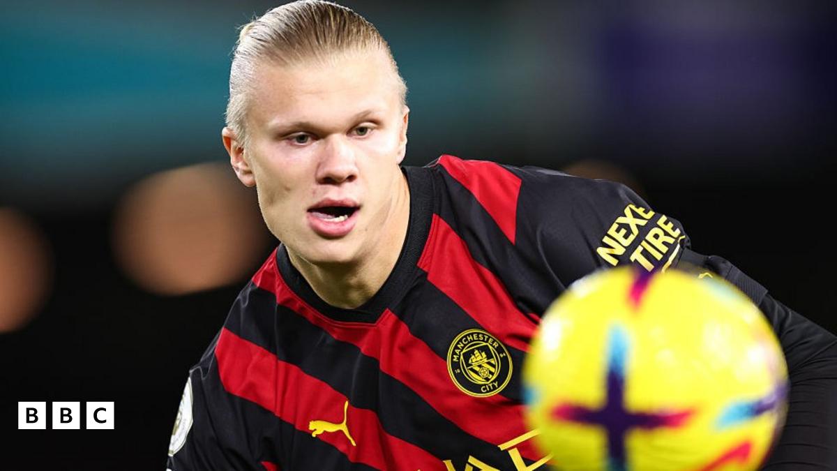 Erling Haaland: Manchester City star smashes Premier League goal-scoring record - BBC Newsround