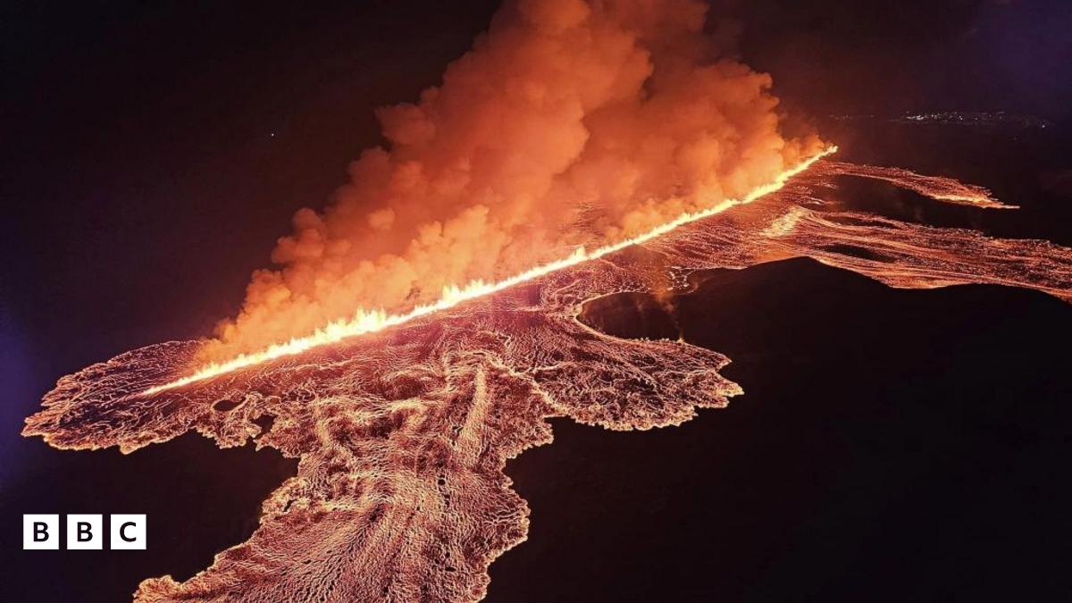 Iceland volcano erupts for sixth time in eight months - BBC Newsround