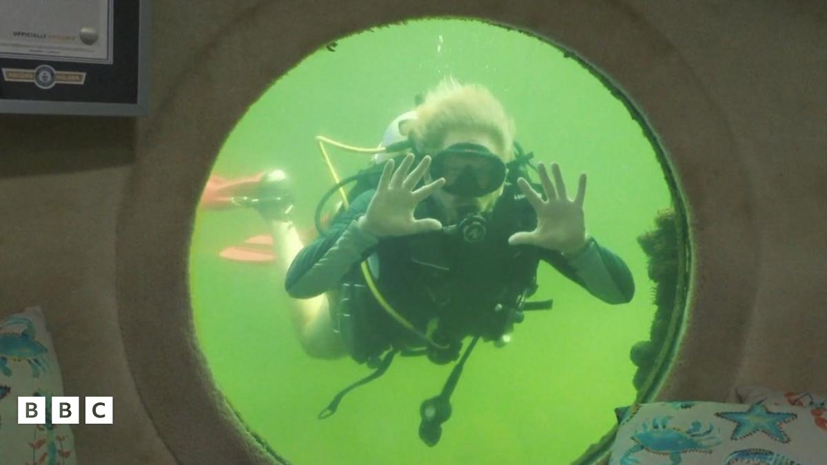 Joseph Dituri: Meet the record-breaking aquanaut! - BBC Newsround