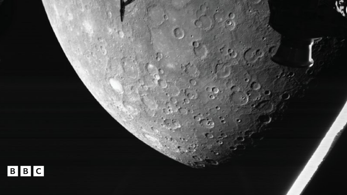 BepiColombo: Europe's first mission to Mercury sends pics - BBC Newsround